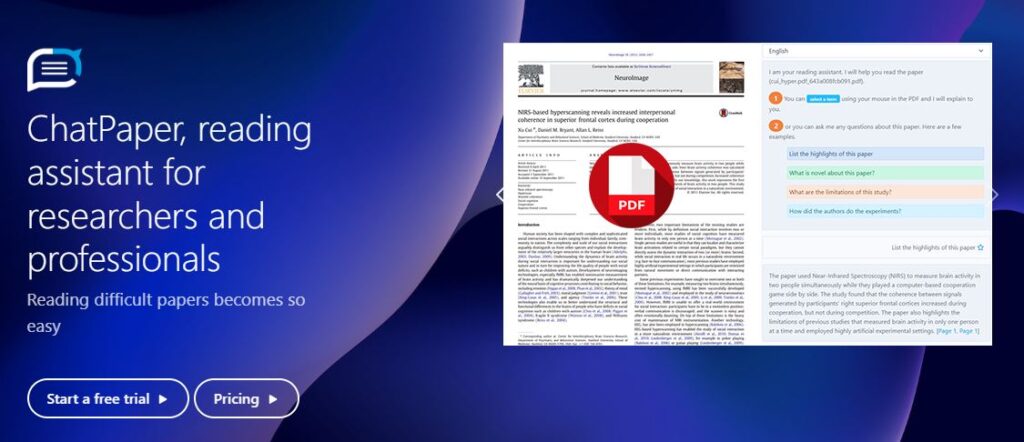 ChatPaper - AI Tools Up