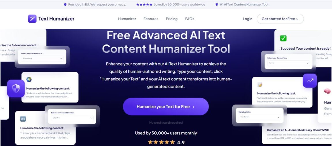 Text-Humanizer - AI Tools Up