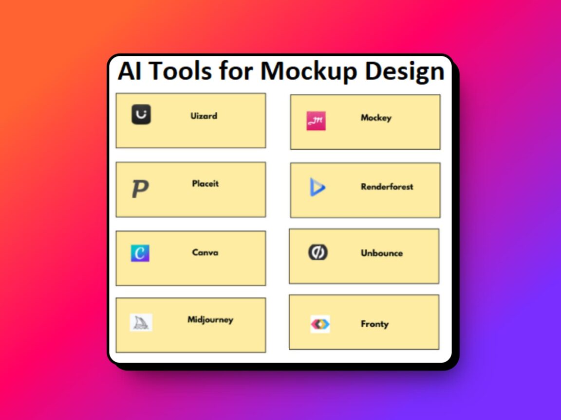8 AI Tools for Mockup Design - AI Tools Up