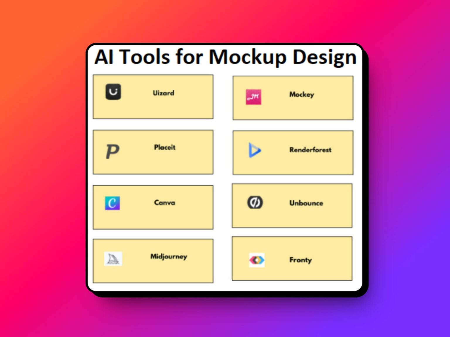 8 AI Tools for Mockup Design - AI Tools Up