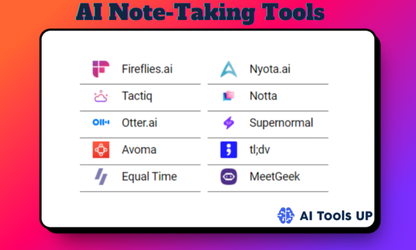10 Best AI Note-Taking Tools to Increase Productivity - AI Tools Up