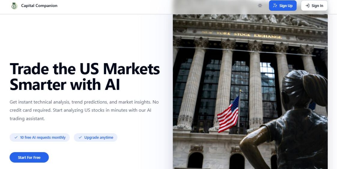 Capital Companion - AI Stock Analysis - AI Tools Up