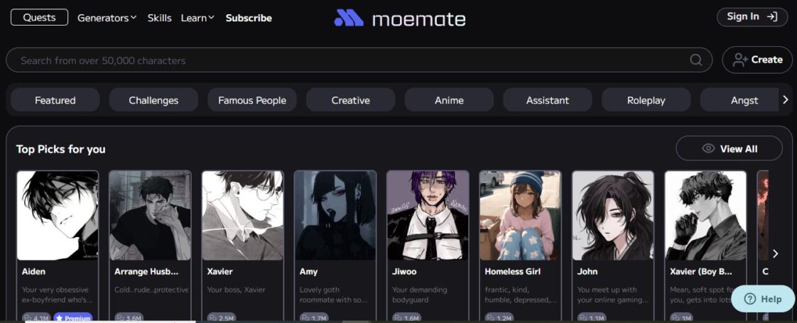 Moemate - AI Tools Up