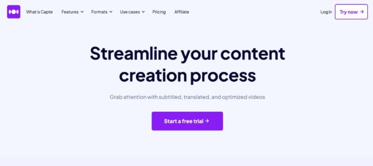 Capte, AI Video editing tool - AI Tools Up