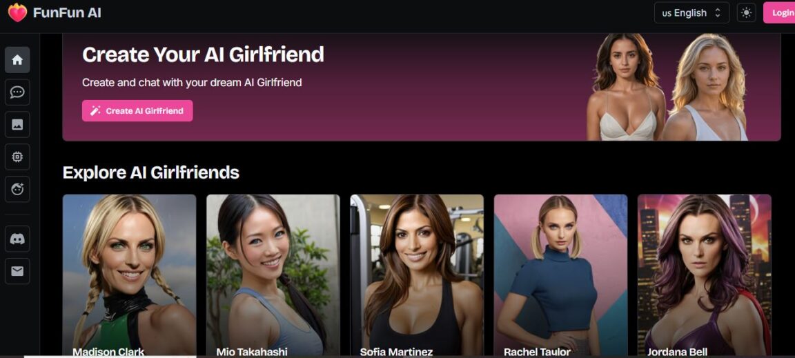 funfun.ai, AI Girlfriend - AI Tools Up